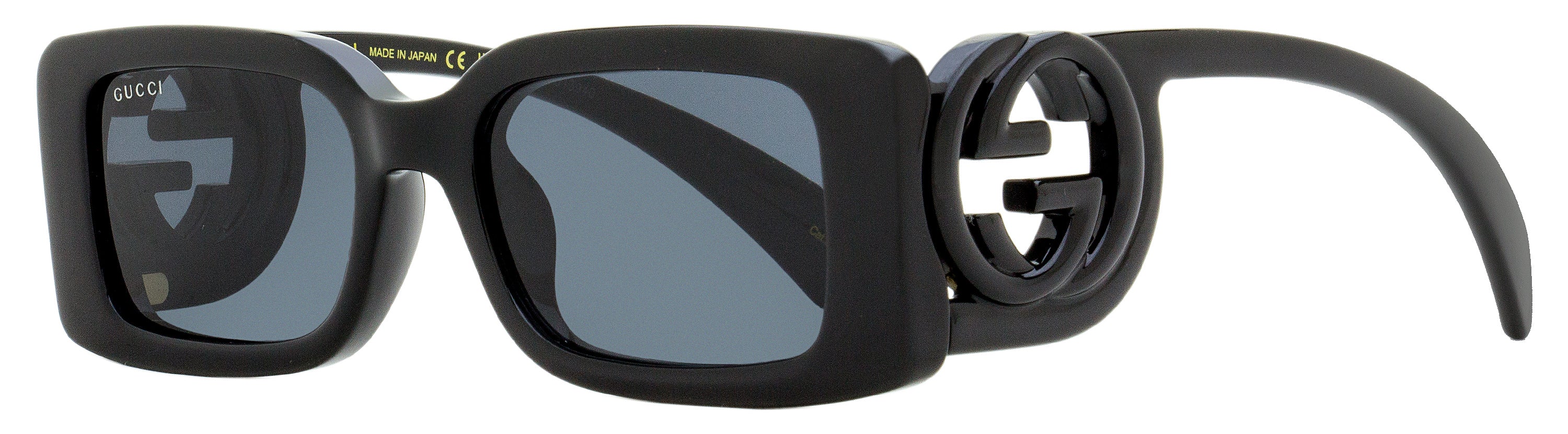 Gucci Rectangular Sunglasses GG1325S 001 Black 54mm – Stepani Style