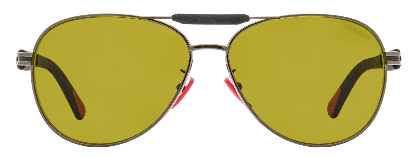 Moncler Steller Pilot Sunglasses ML0241-H 08H Gunmetal 62mm – Stepani Style