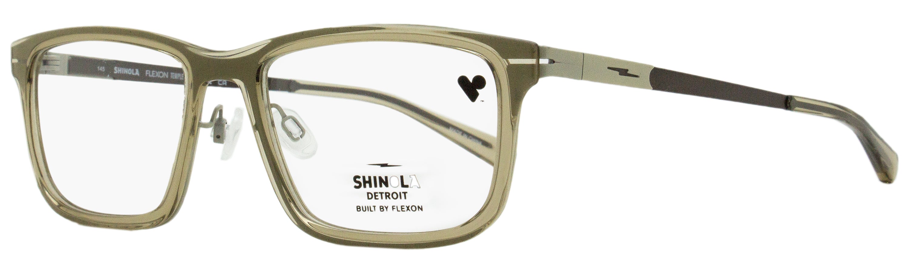 Shinola Flexon Temple Eyeglasses SH37000 278 Crystal Sand 55mm ...