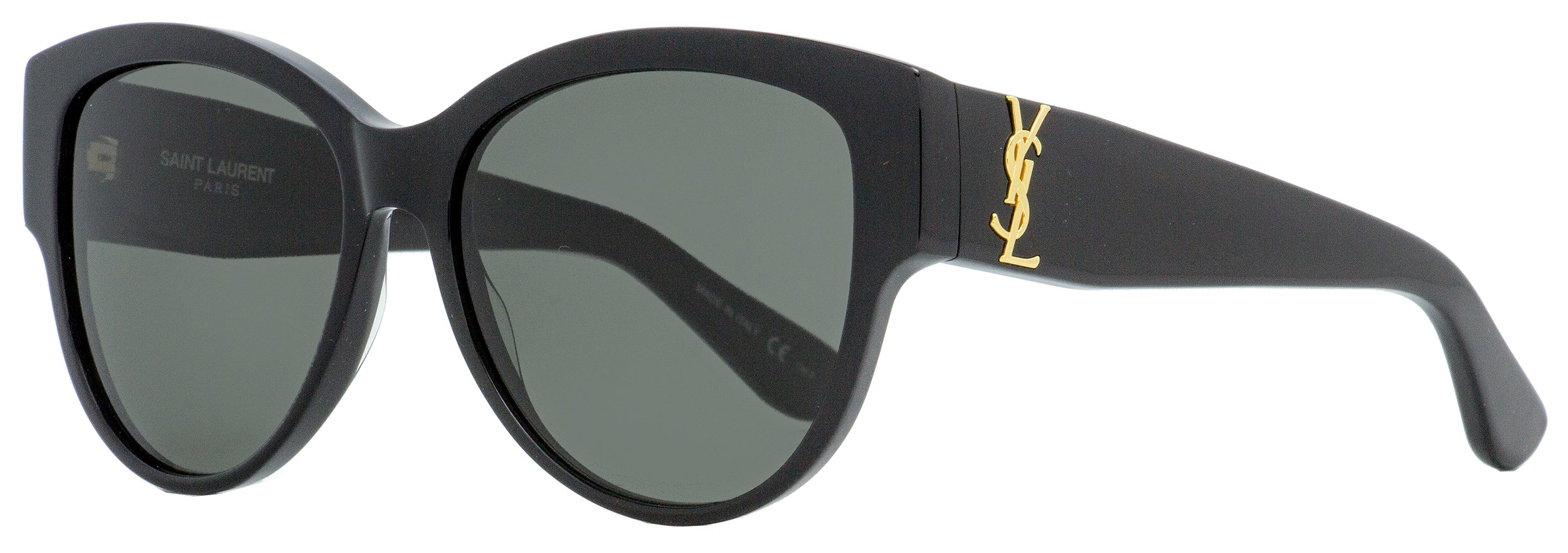 Saint Laurent Cat Eye Sunglasses SL M3 002 Black 55mm YSL – Stepani Style