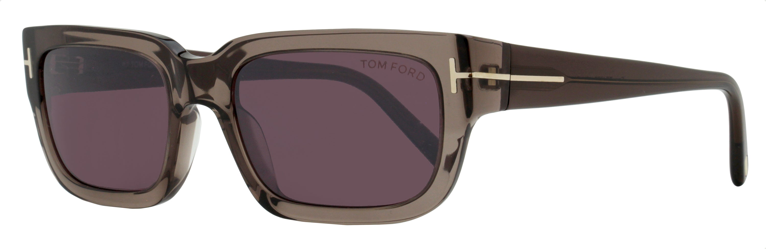 Tom Ford Ezra Sunglasses TF1075 45U Transparent Gray 54mm FT1075 ...
